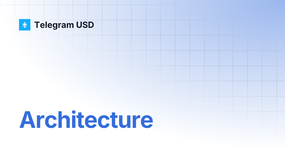Architecture | Telegram USD